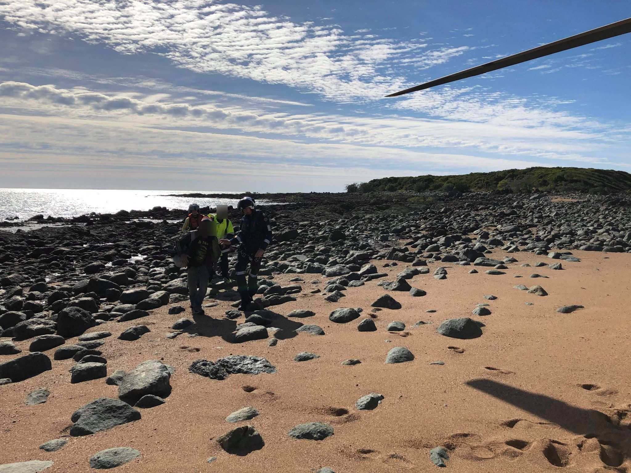 Two men rescued after being stranded on an island off Central ...