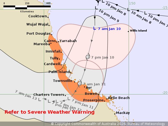 Tropical low with 'high' chance of becoming cyclone looms off north ...