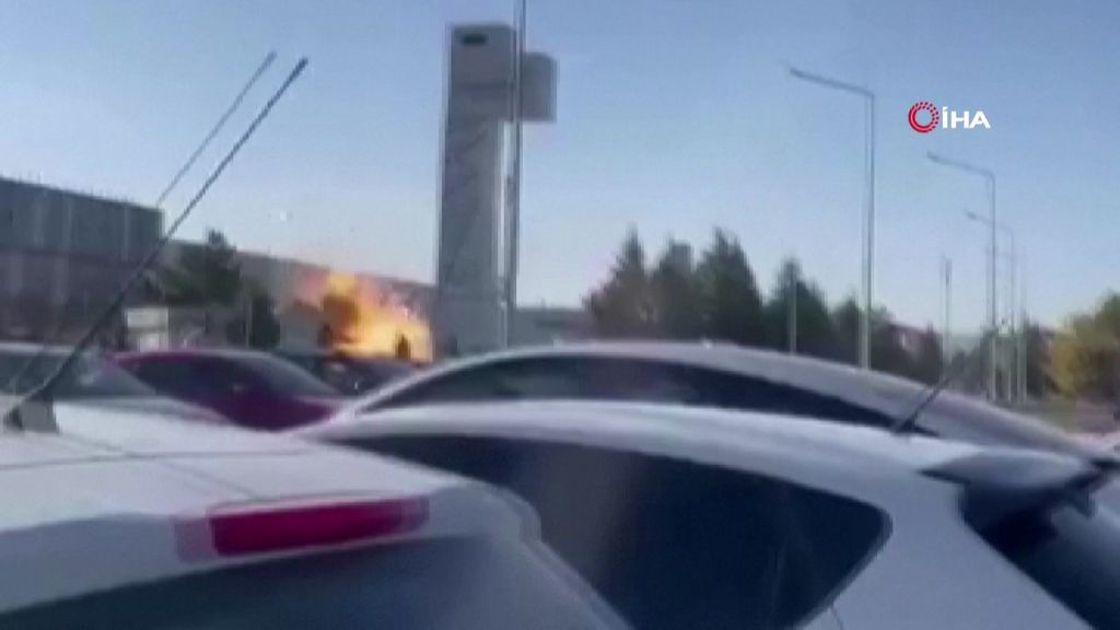 Explosion and gunfire in deadly attack on Turkish aviation facility ...