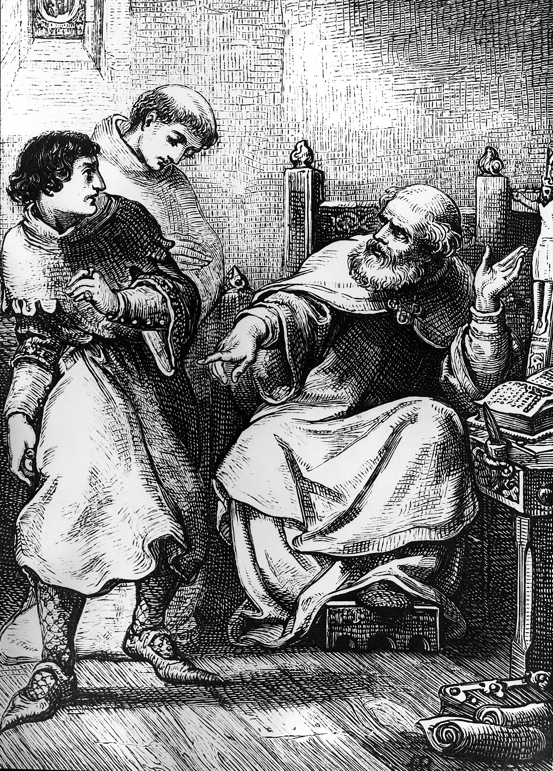 Monks, a polymath and an invention made by two people at the same time ...