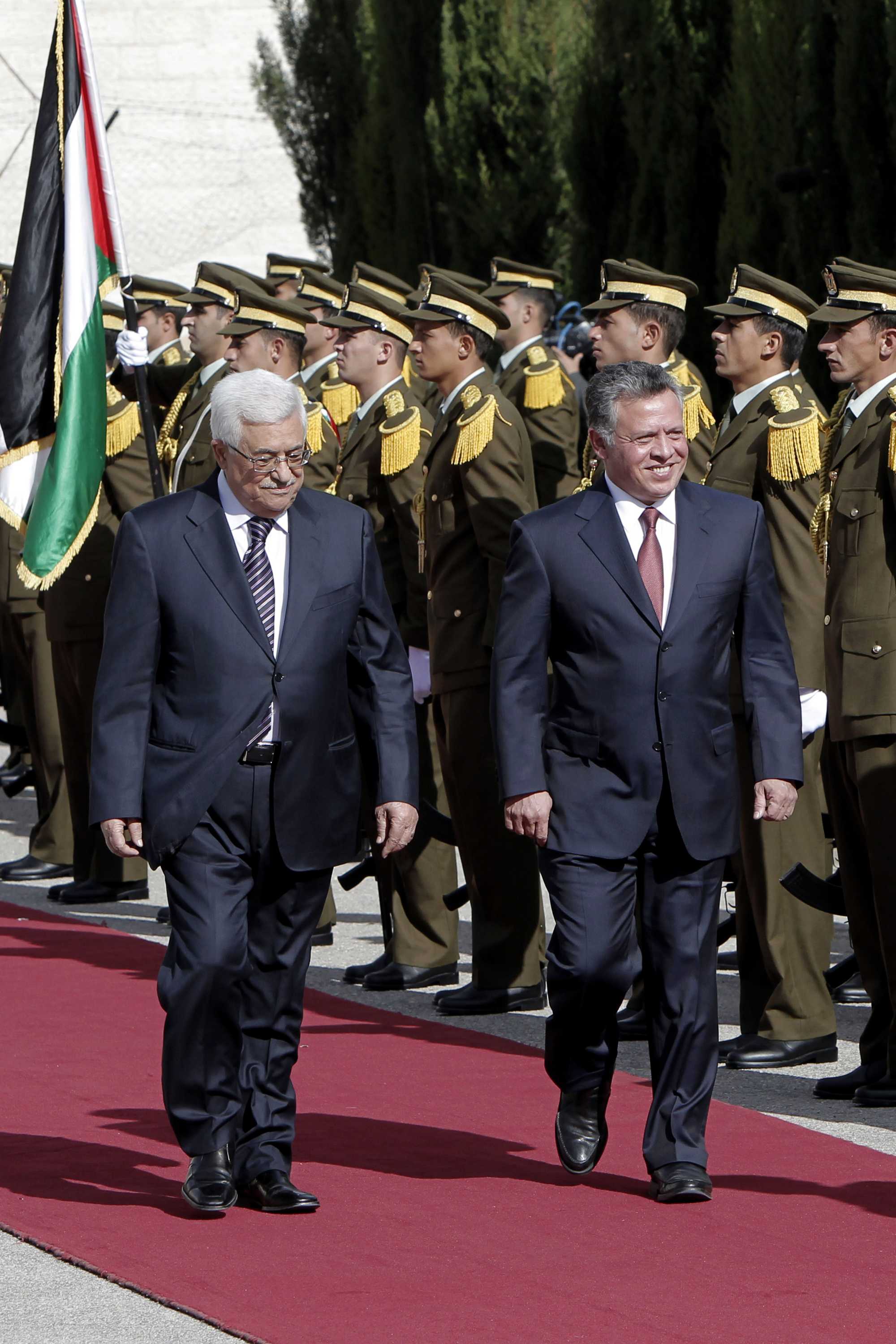 King of Jordan visits West Bank to congratulate Abbas - ABC News