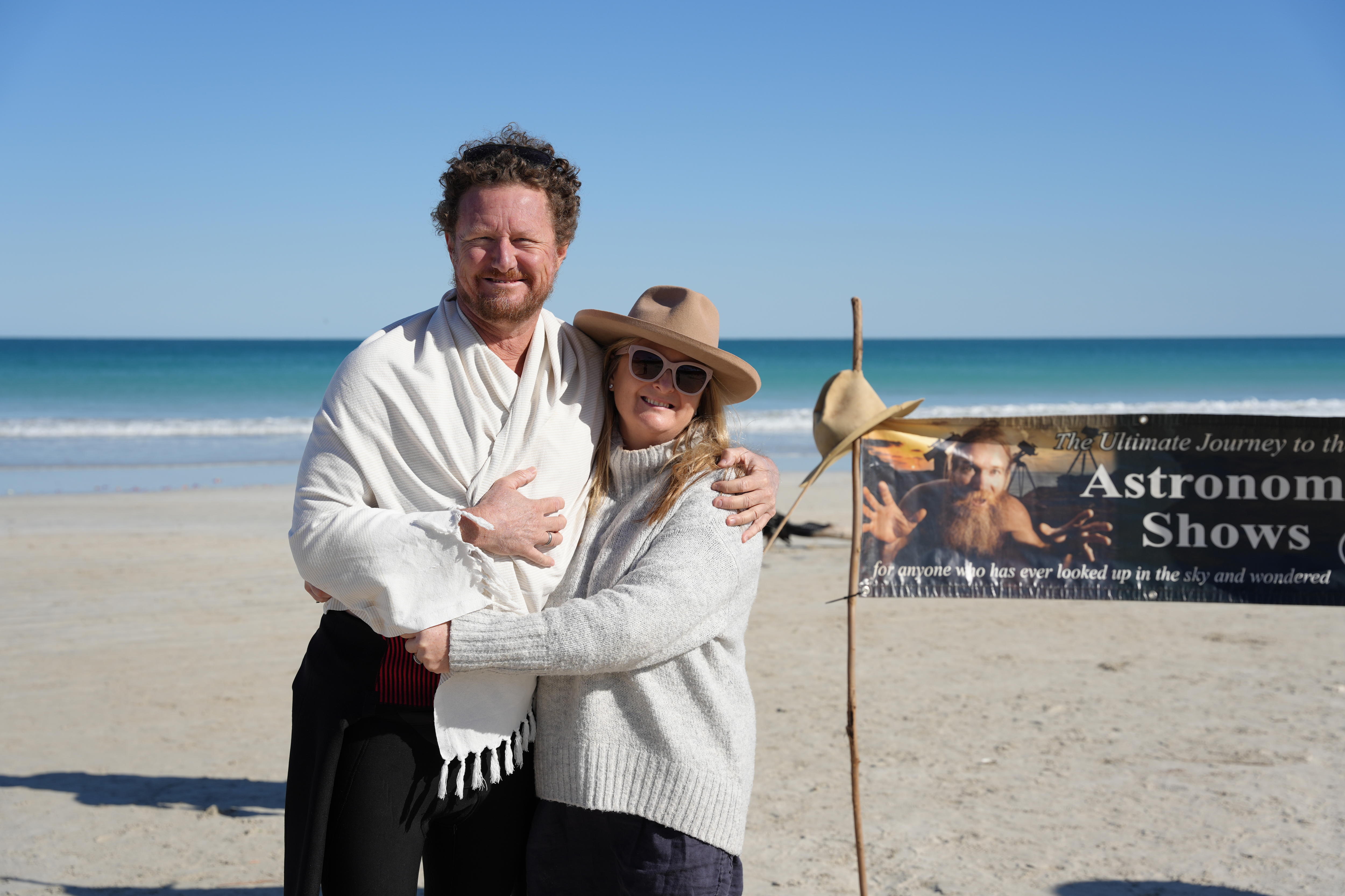 Hundreds gather on Cable Beach to pay tribute to Broome astronomer ...