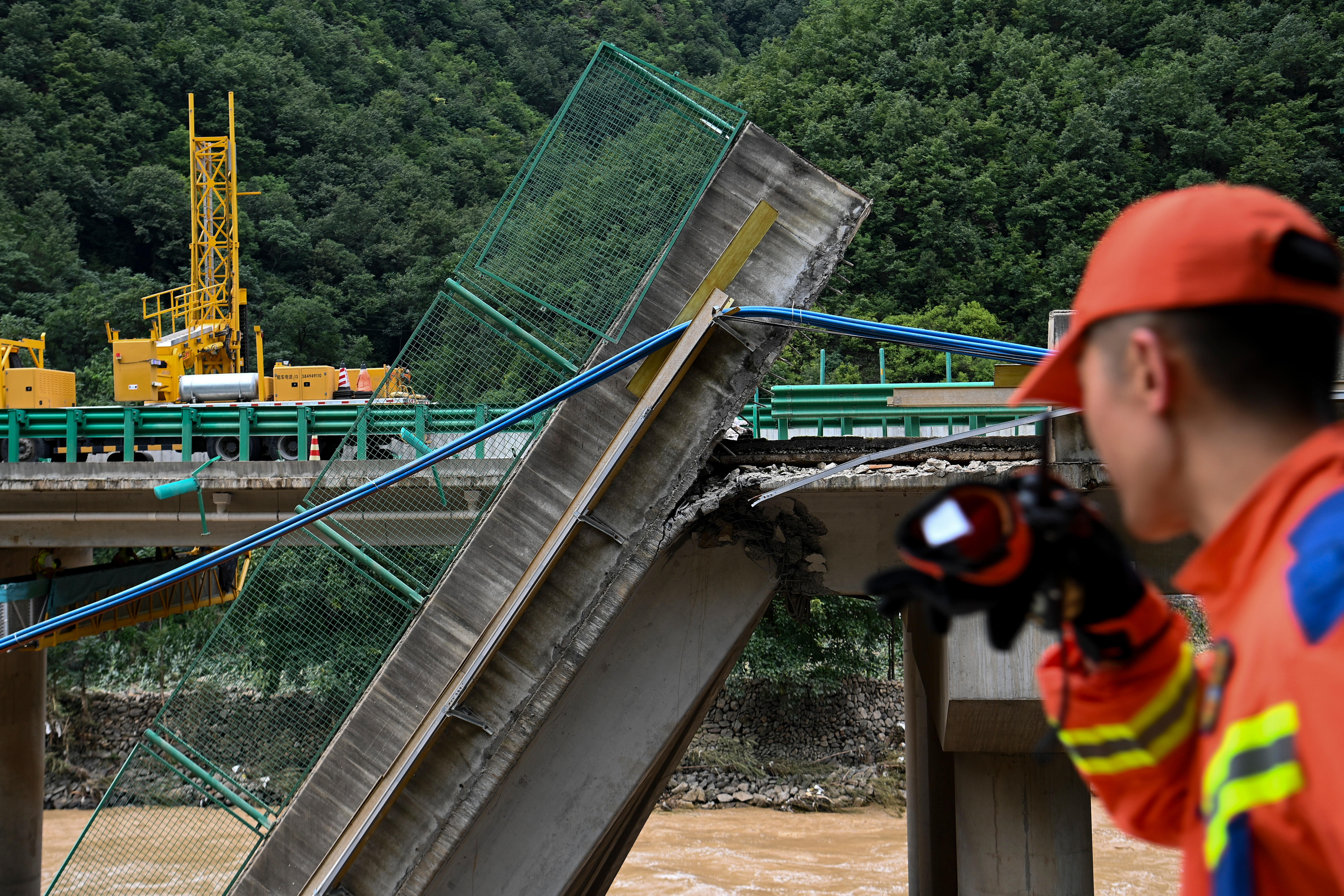 At least 12 killed and dozens missing after bridge collapses amid ...
