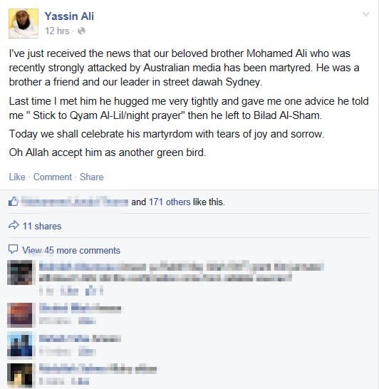 Mohammad Ali Baryalei: Government trying to confirm reports Australia's ...