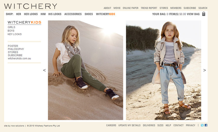 Retailer criticised for portraying kids as adults - ABC News