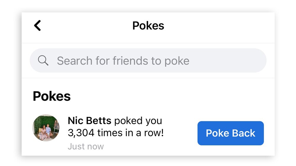 TEXTLINE GOLD: The power of the Facebook poke in 2021 - triple j