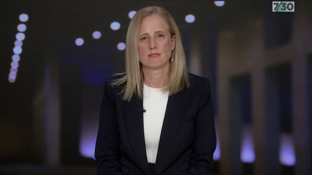 Finance Minister, Katy Gallagher speaks to 7.30 - ABC News