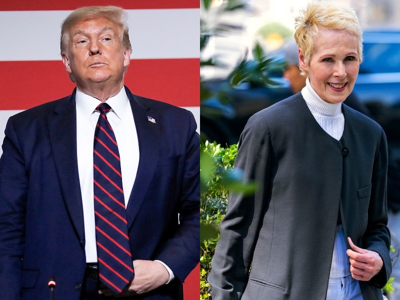 Donald Trump misidentified photo of rape accuser E Jean Carroll as his ...