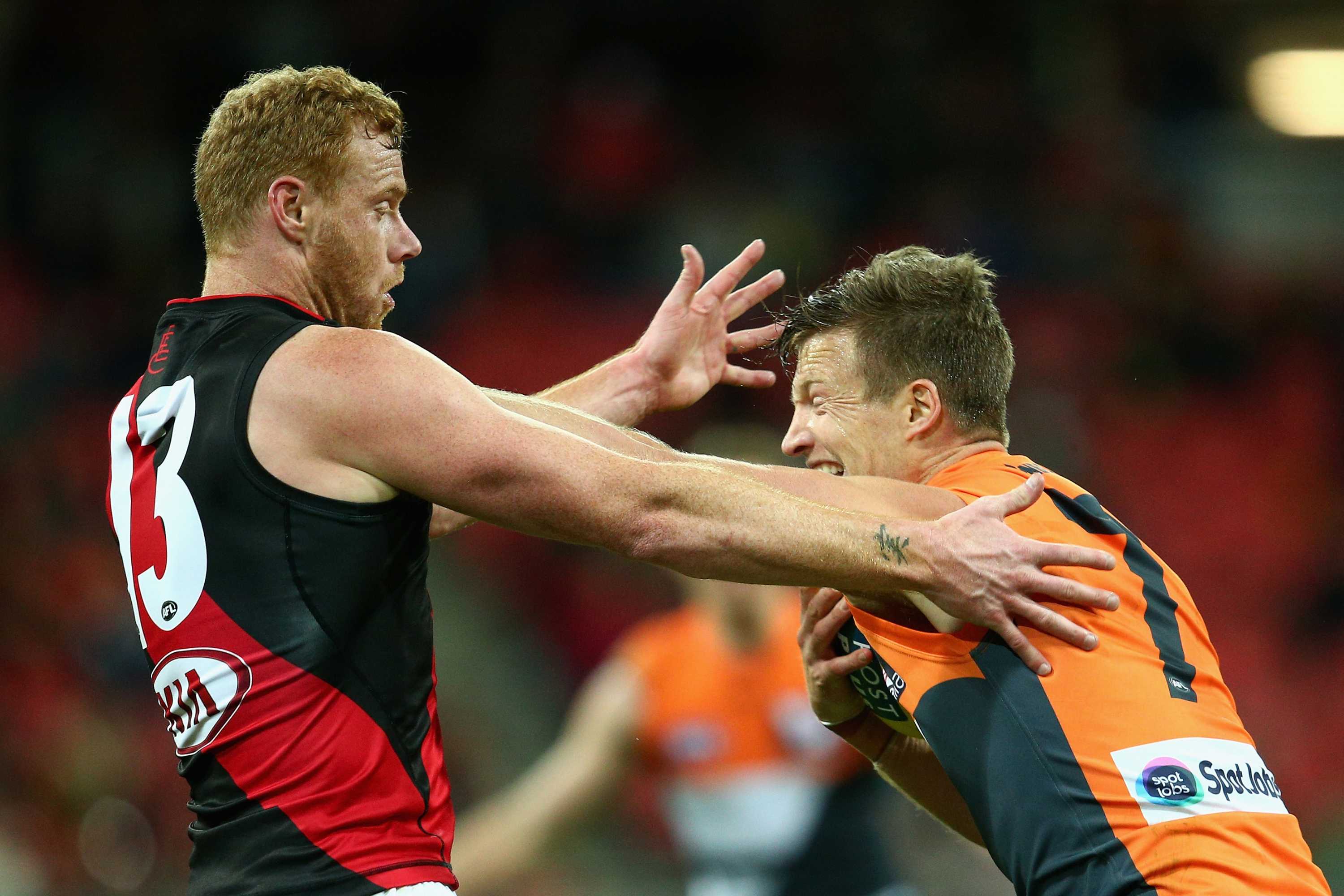 Adam Cooney of Essendon receives first ever AFL suspension for foul on ...