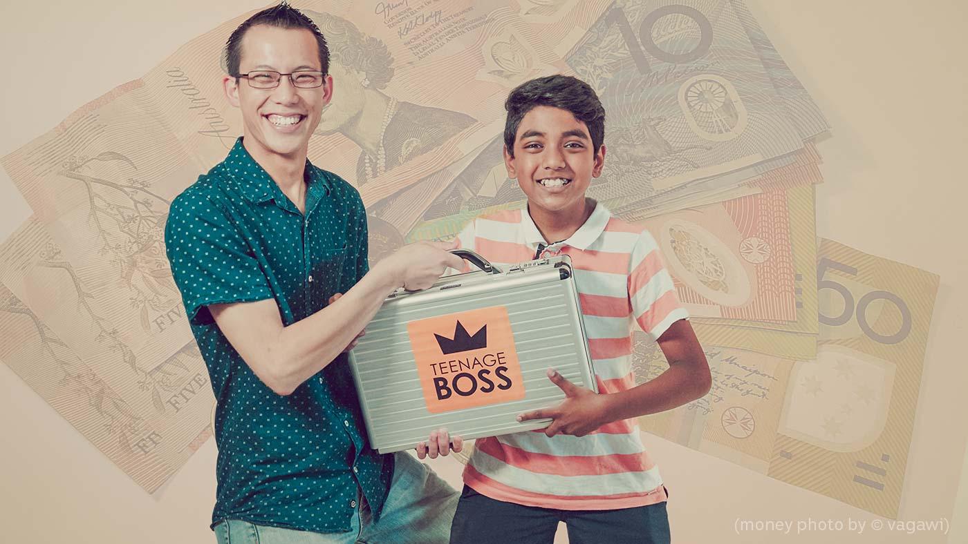 Teenage Boss - Behind The News