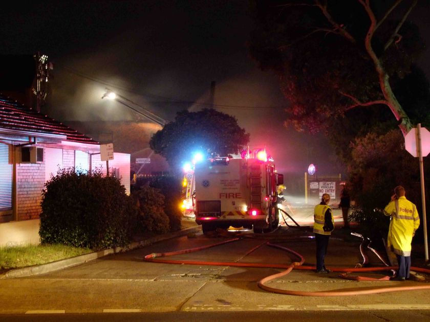 Suspicious blaze at old flour mill - ABC News