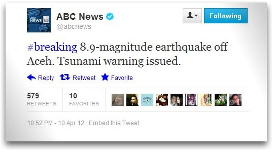 Our top 10 tweets of 2012 - ABC News
