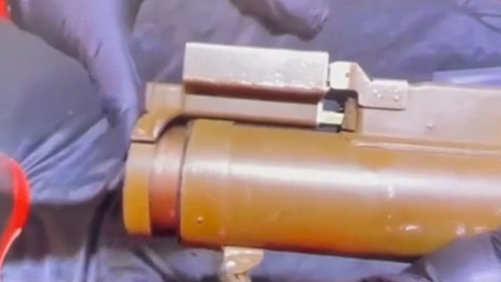 Video purports to show an unrecovered M72 portable anti-tank weapon ...