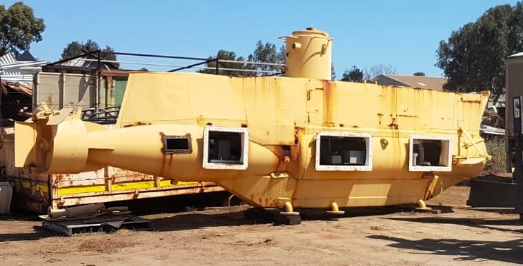 Geraldton's yellow submarine re-berthed after years of rust and ...