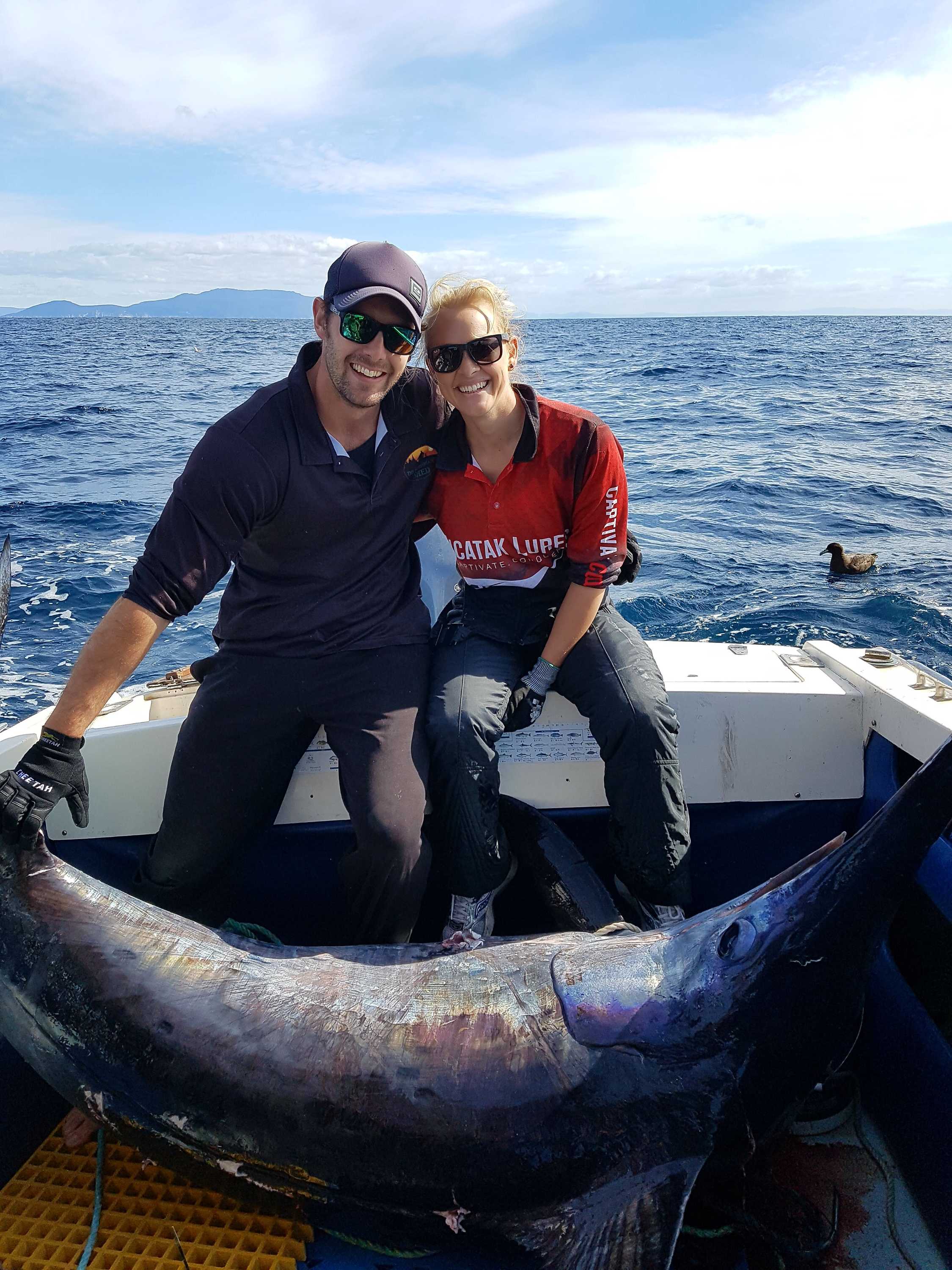 Naomi Wisby has fishing in her blood, but her biggest catch didn't come ...