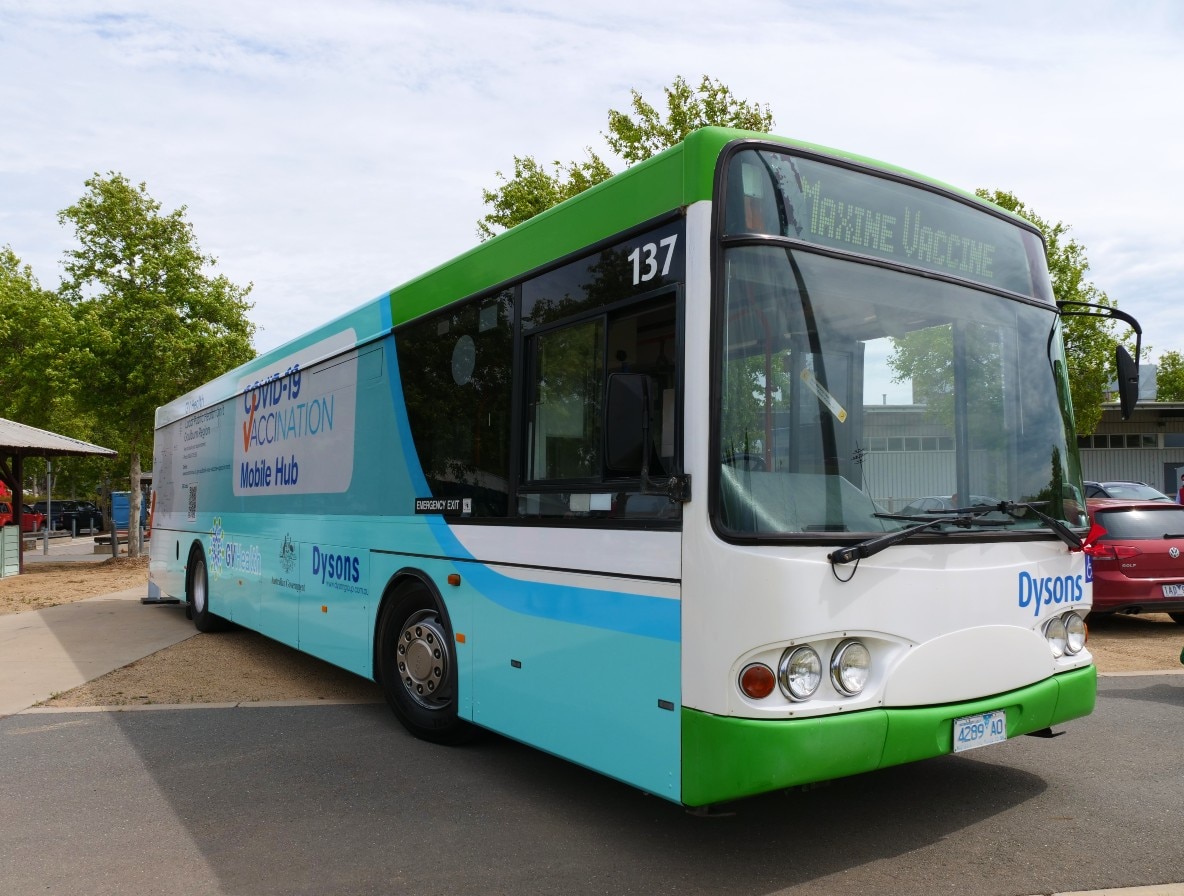 GV Health launches new vaccination bus to bring COVID vaccines to a bus ...