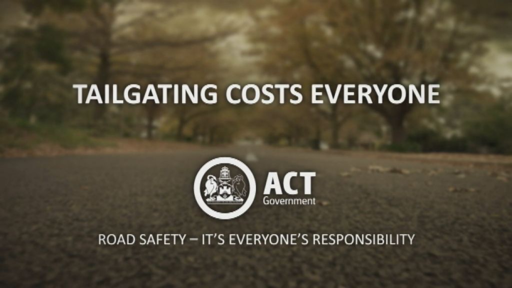 ACT Government releases ad warning against tailgating - ABC News