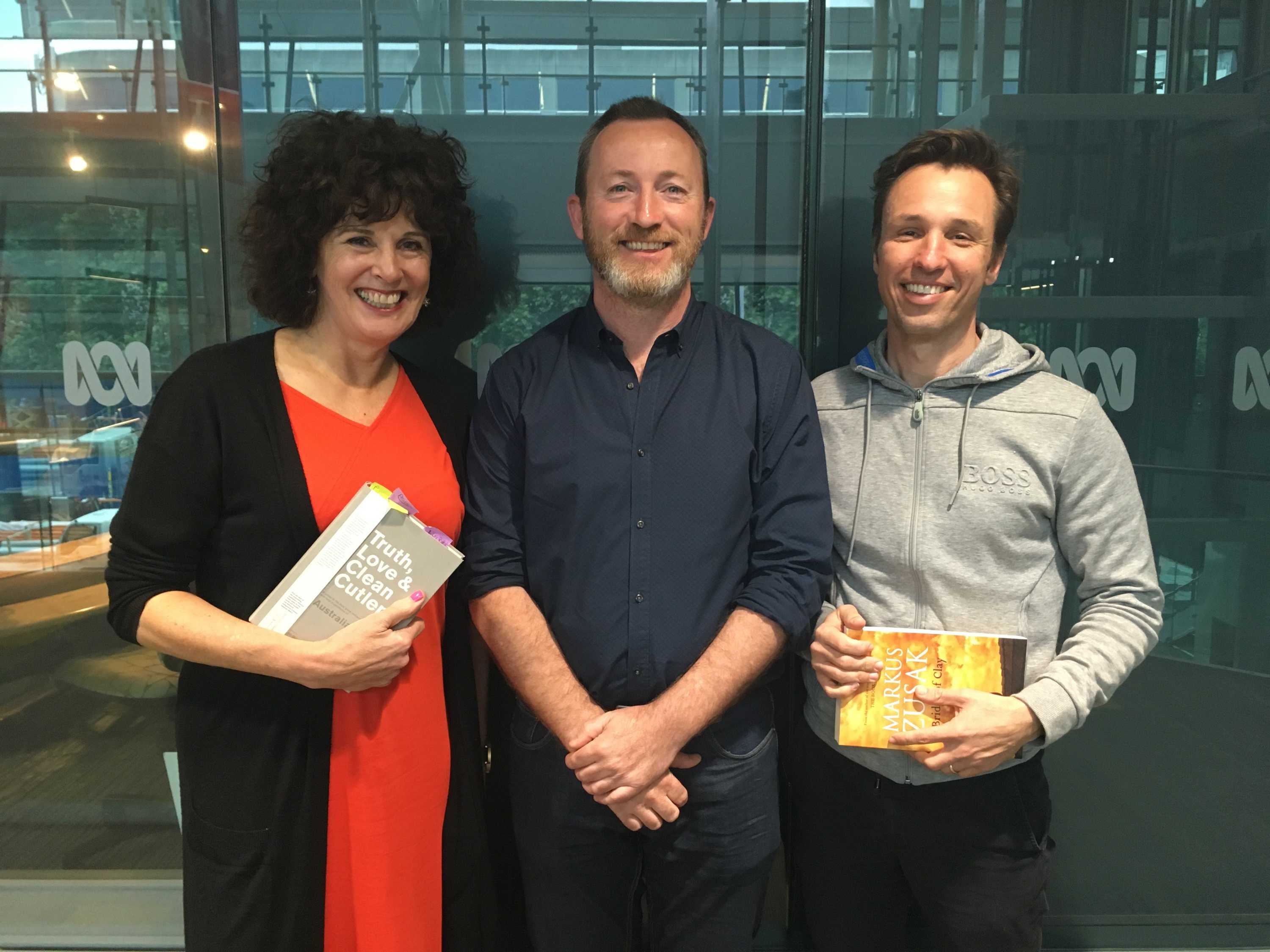 The Conversation Hour with author Markus Zusak, Martin Hughes and food writer Jill Dupleix ...