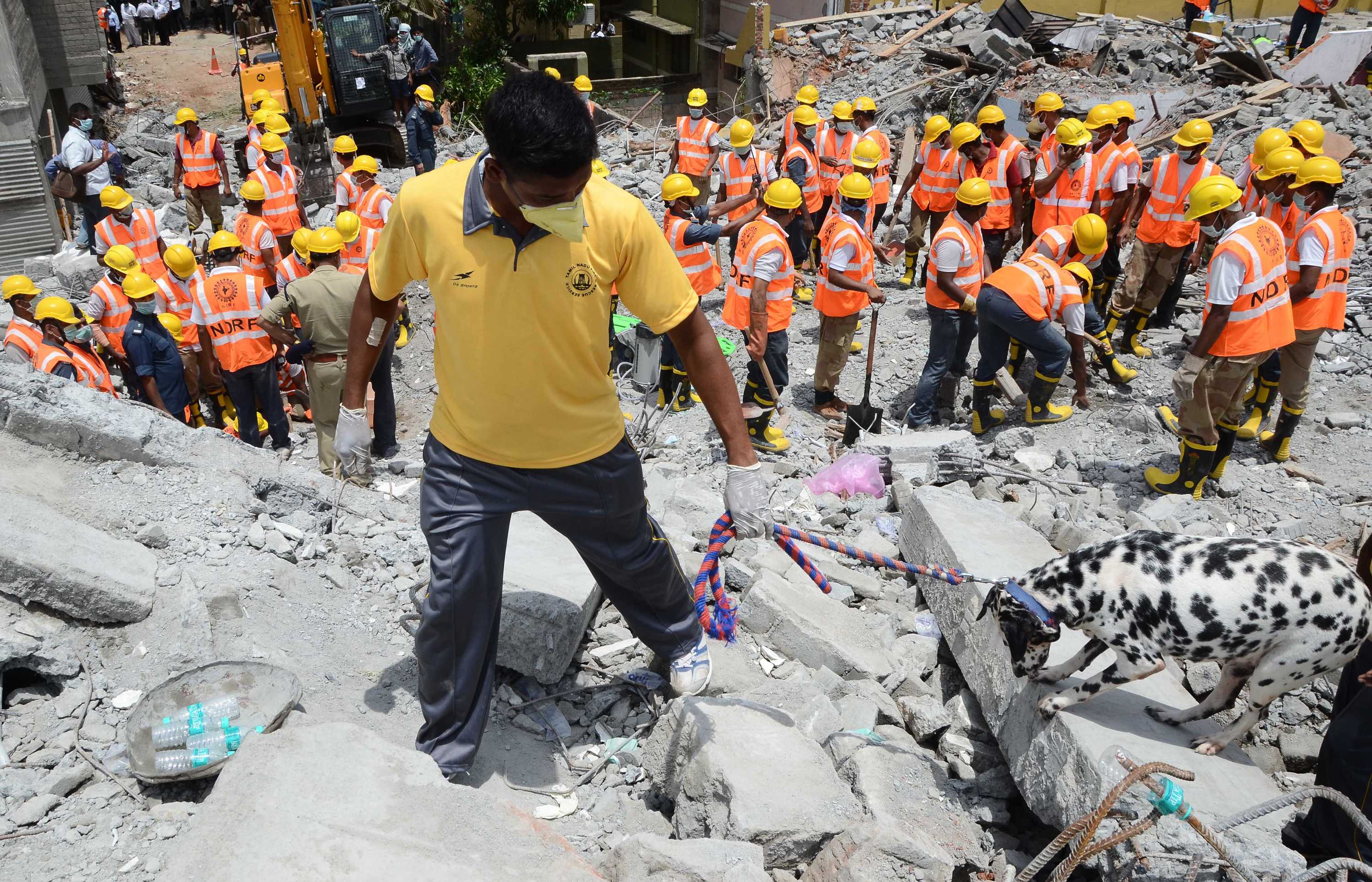 Indian building collapse rescue effort ends; final death toll 61 - ABC News