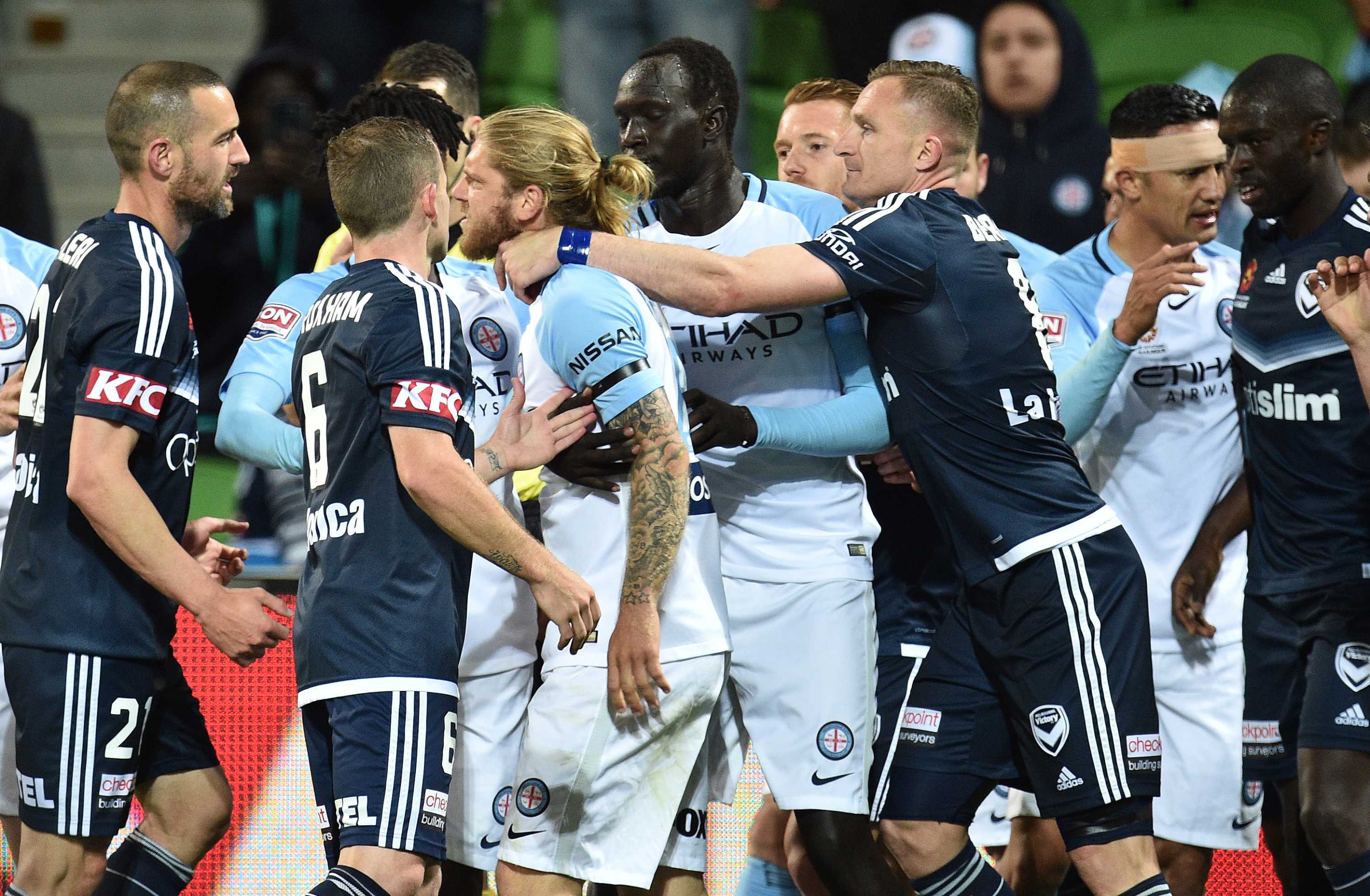 Melbourne Victory beats Melbourne City in A-League derby thanks to ...