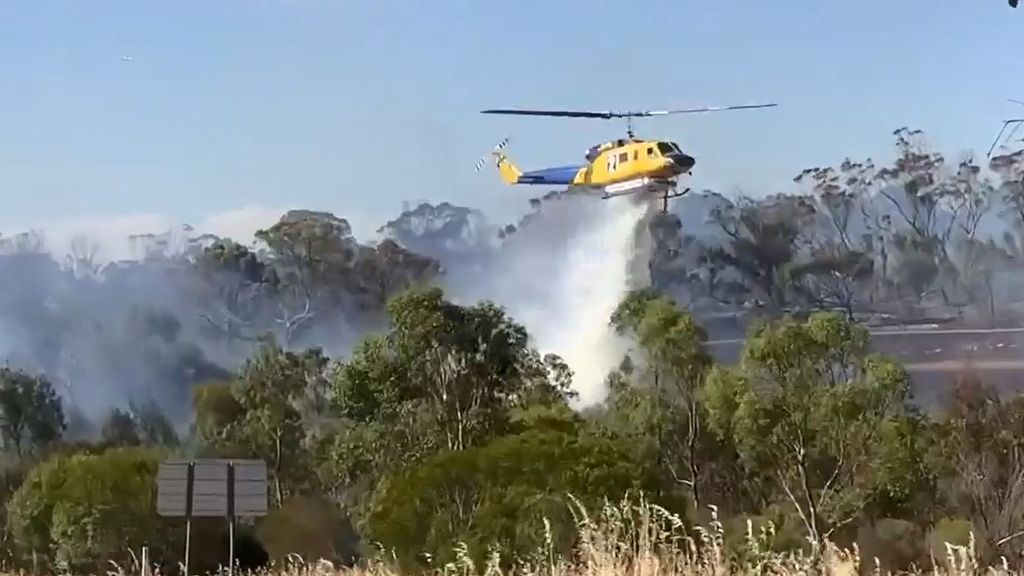 Bushfire burning out of control near York - ABC News