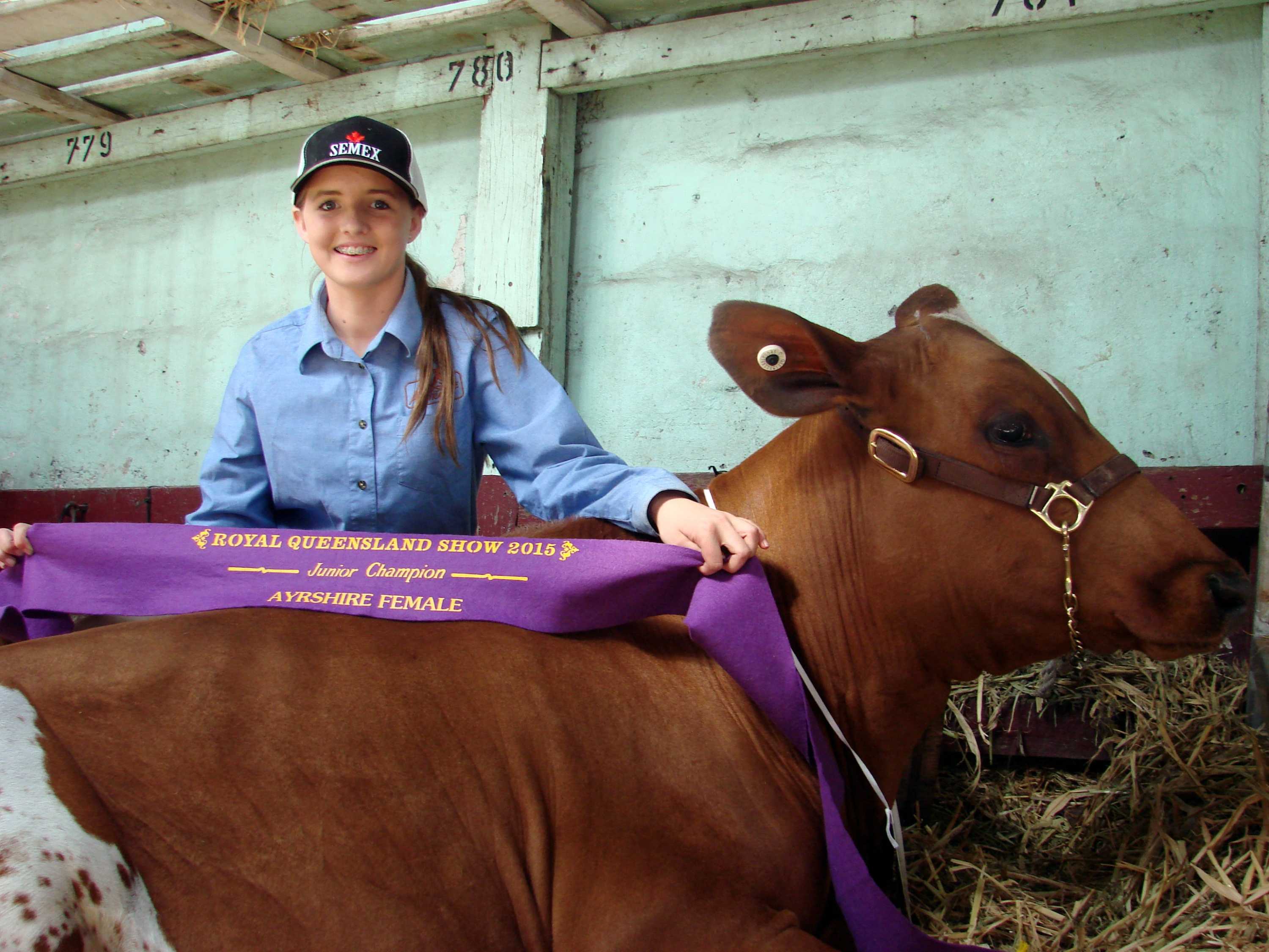 Dairy day at the Queensland Ekka puts goats and cows on show - ABC News