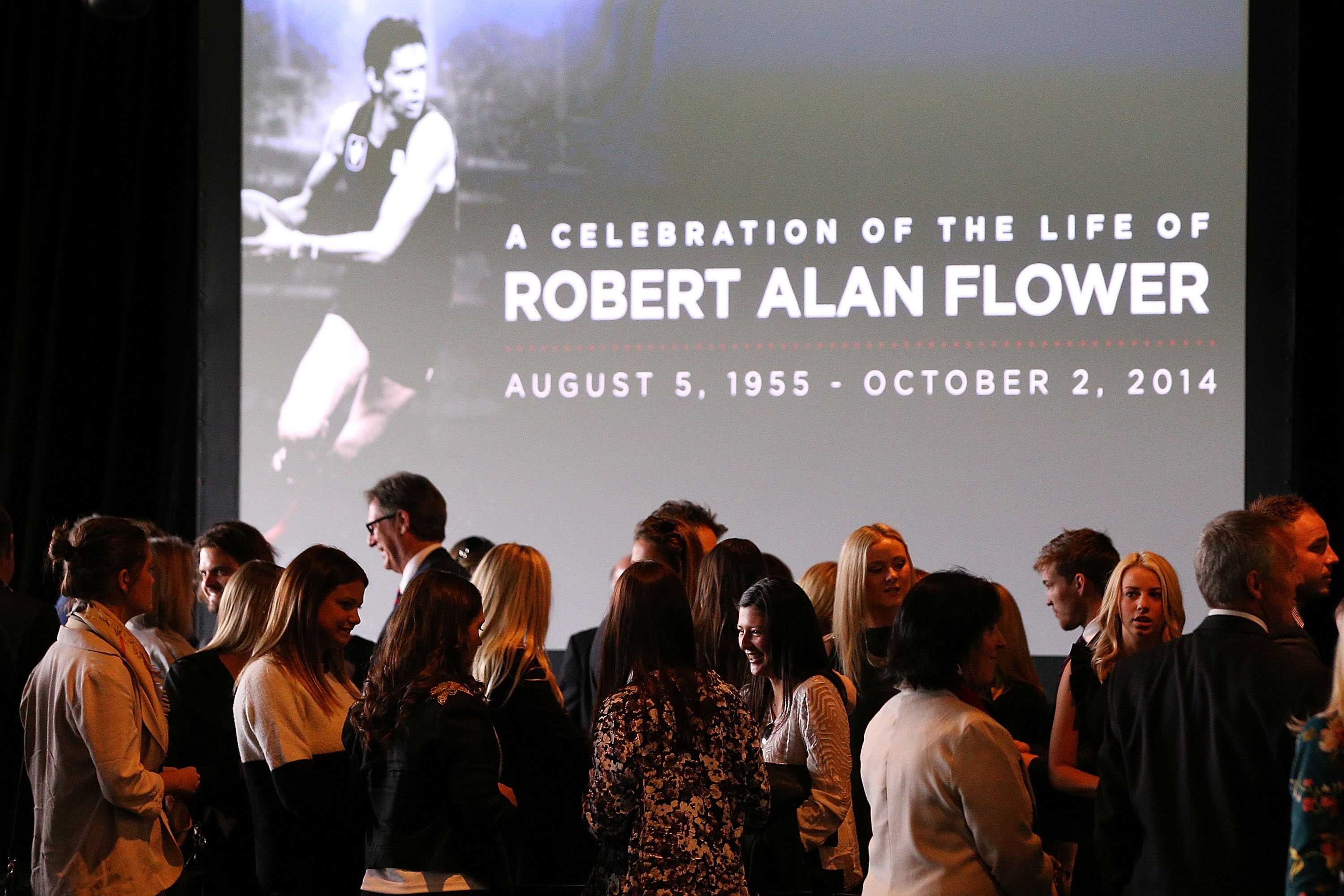 Melbourne Demons legend Robbie Flower farewelled at MCG memorial ...