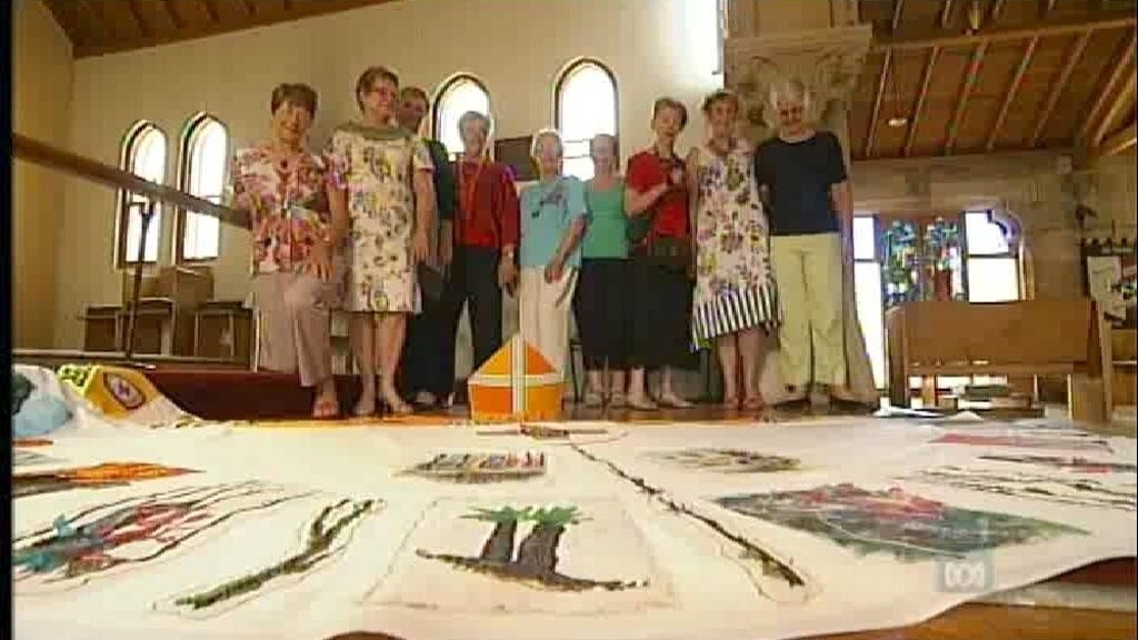 Textile artists pay tribute to fire victims - ABC News