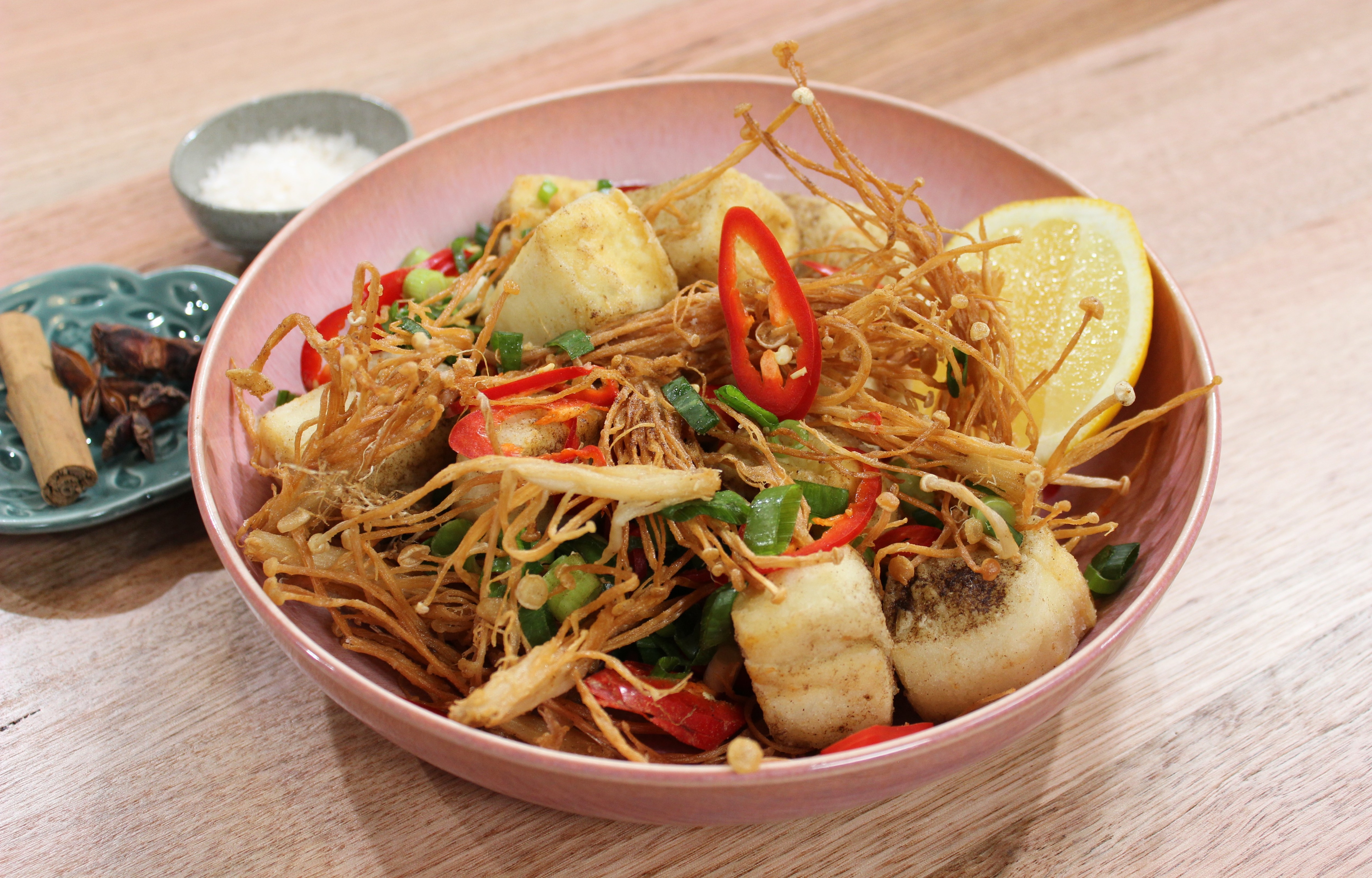 Salt and pepper tofu with five spice - ABC News