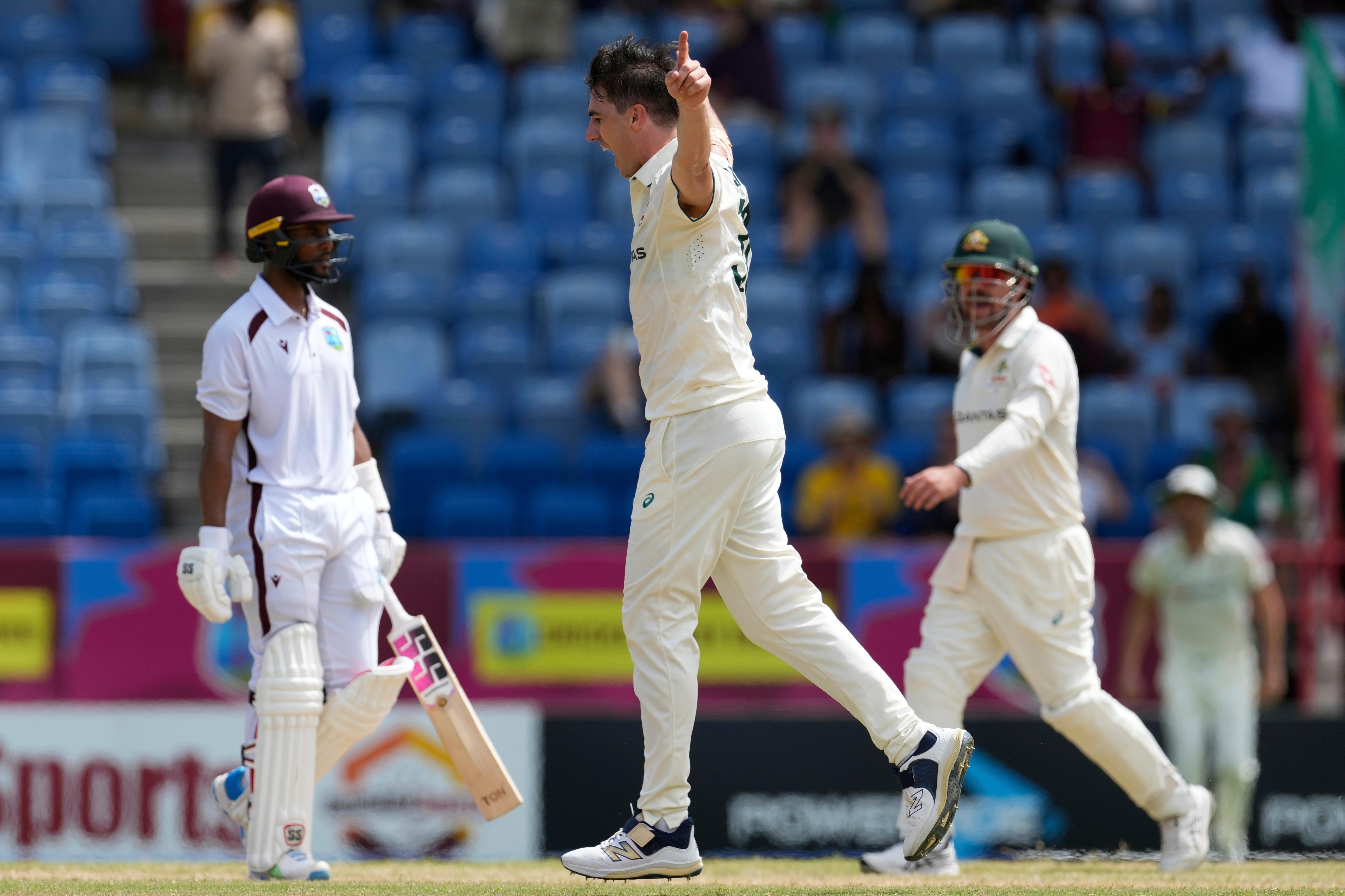 West Indies vs Australia: Sam Konstas, Usman Khawaja out late on day ...