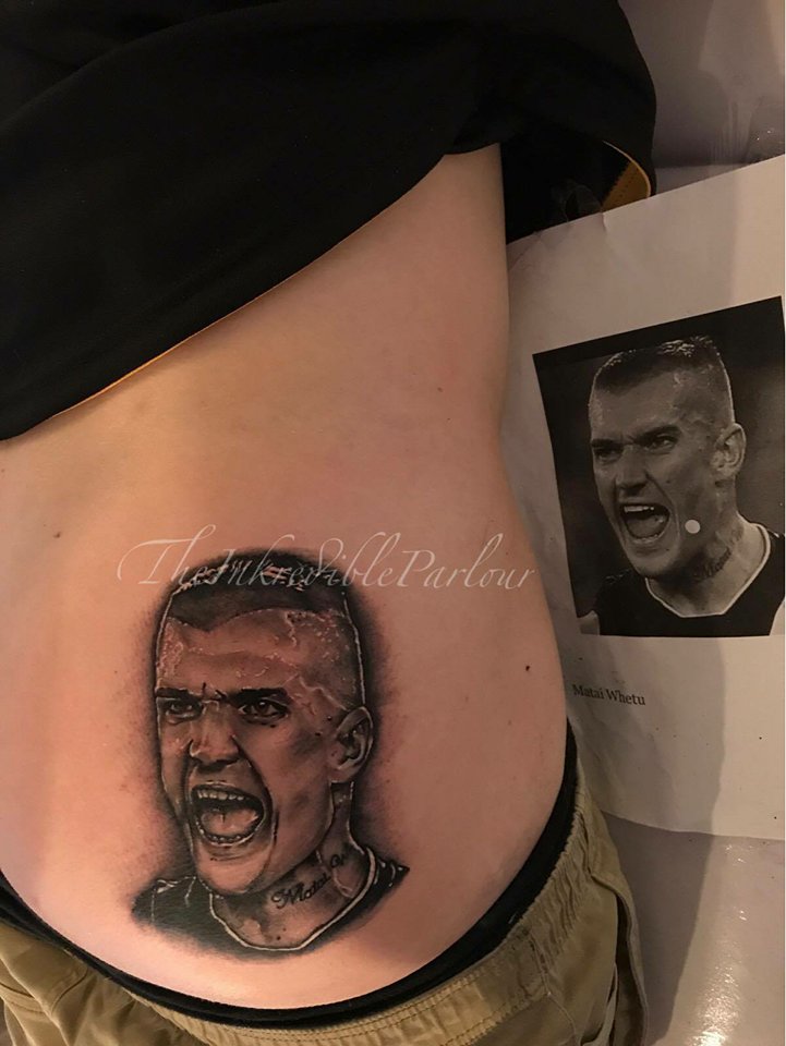 Tigers fan shows his love for Dustin Martin with a tattoo on his bum ...
