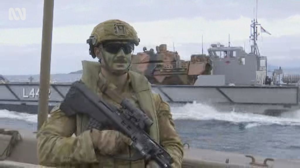 Major Defence Force exercise underway on far north Queensland beach as ...