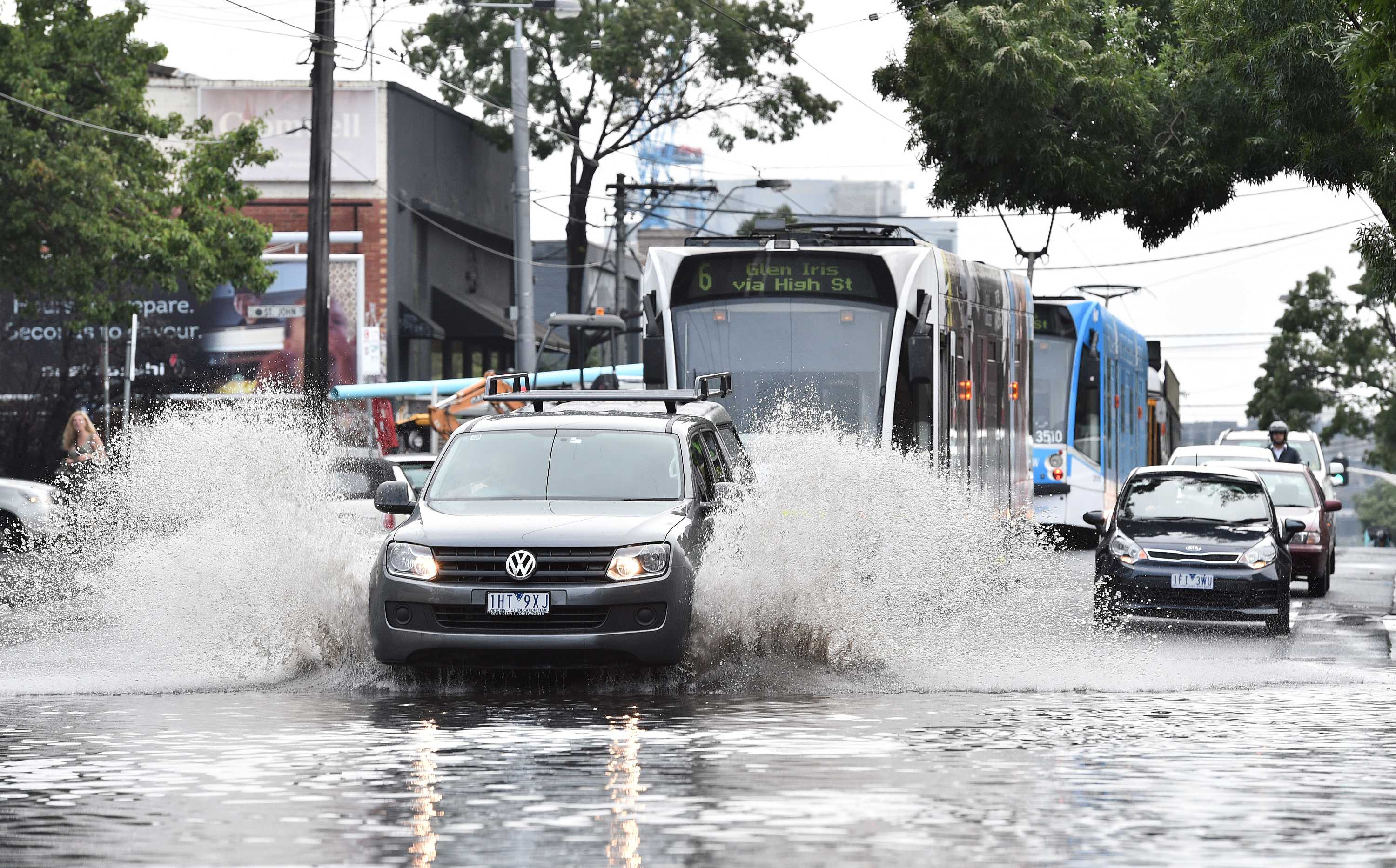 Melbourne storms: Residents clean-up after houses damaged, motorists ...