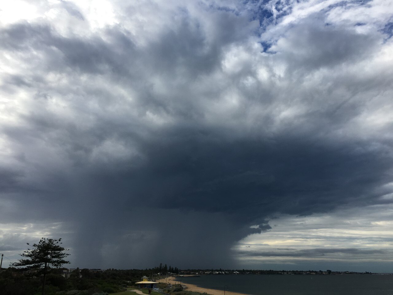 Brief rainstorms hit Melbourne, but city is spared worst of forecast ...