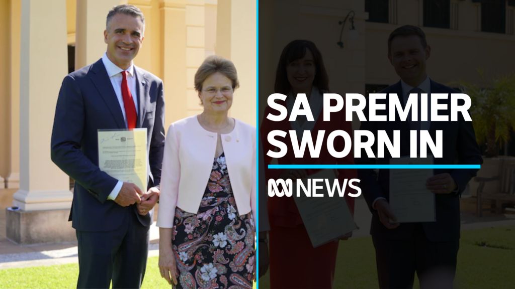 Peter Malinauskas sworn in as new South Australian Premier - ABC News