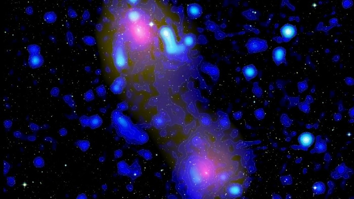 Cosmic bridge of radio waves provides first evidence of magnetic fields ... Cosmic bridge of radio waves provides first evidence of magnetic fields ...