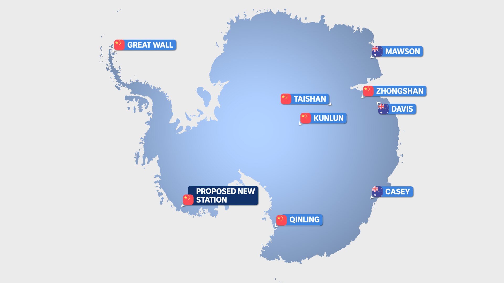 Zhongshan Station Antarctica Map 1,928 Antarctic Research Station