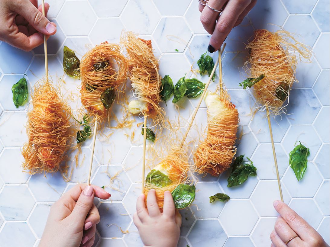 A crowd favourite: Fuzzy basil cheese sticks - ABC News