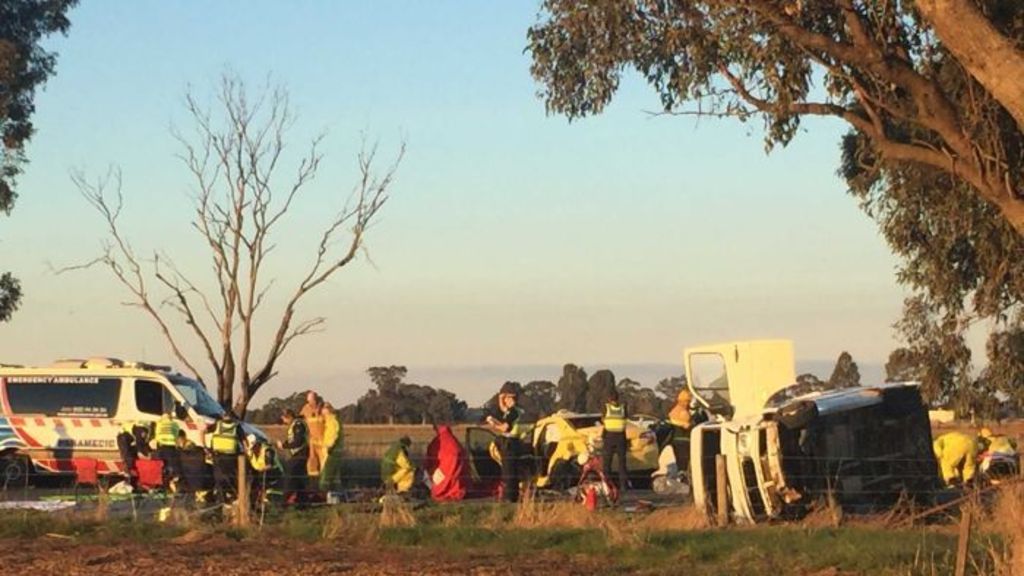 Mini-bus crash kills one, wounds 12 others - ABC News