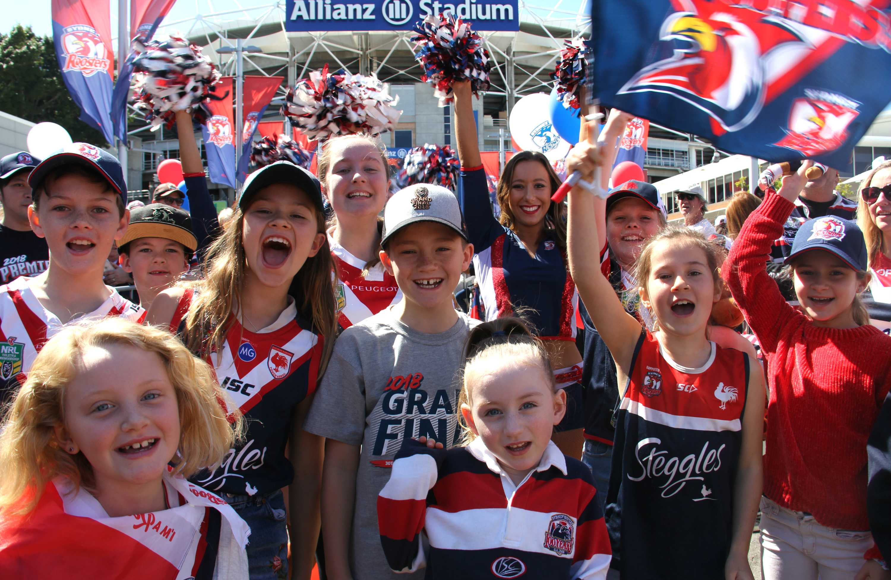 Sydney Roosters show off NRL trophy as thousands of fans celebrate ...