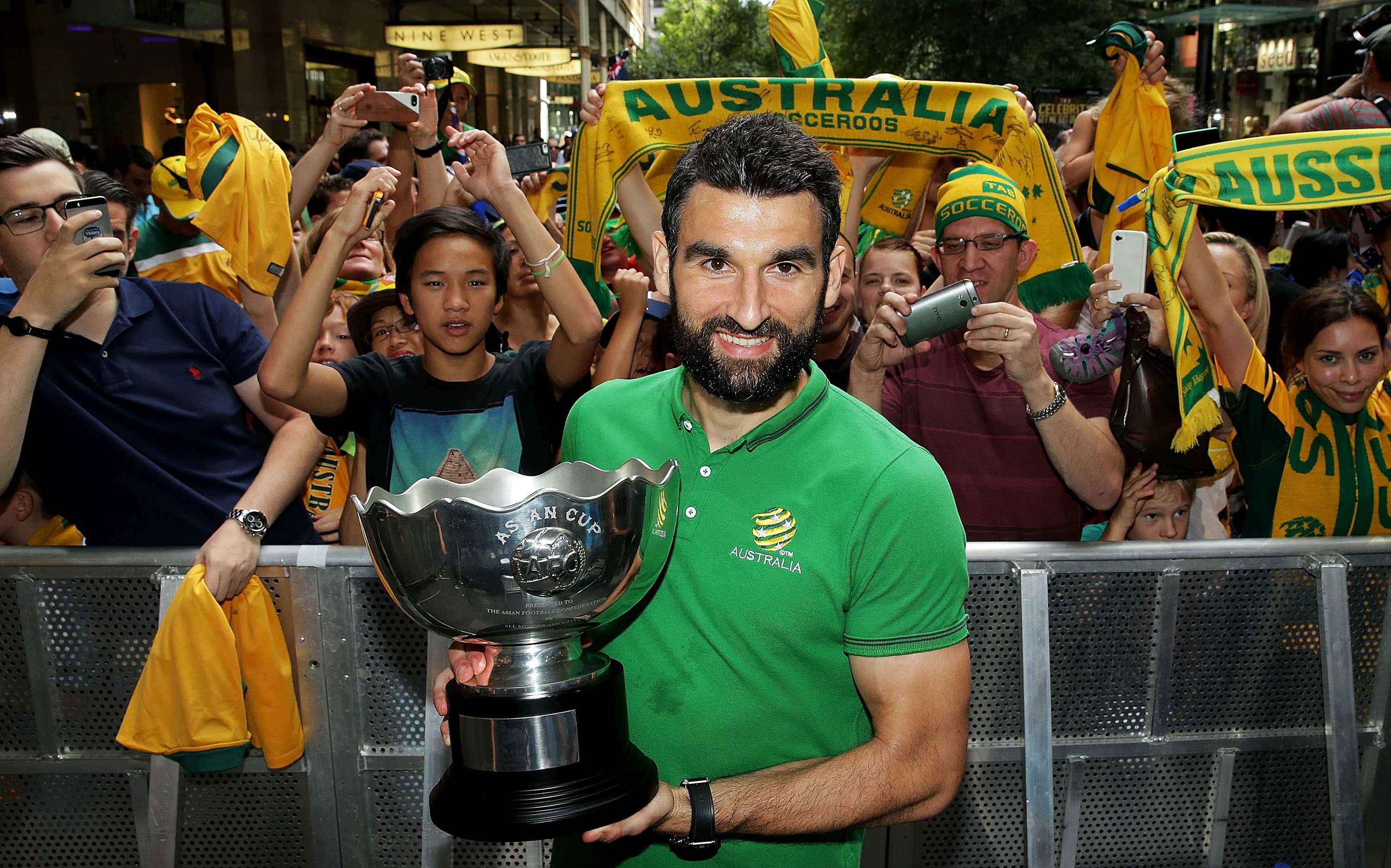 Socceroos show off Asian Cup in Sydney after victory over South Korea ...
