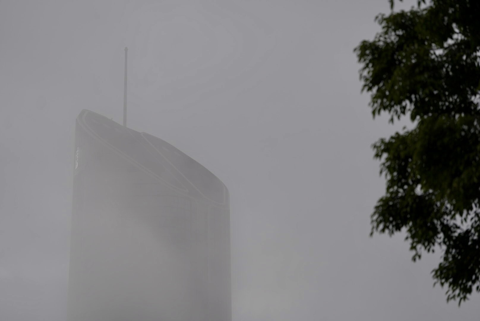Moisture build up leads to thick and 'persistent' fog covering Brisbane ...