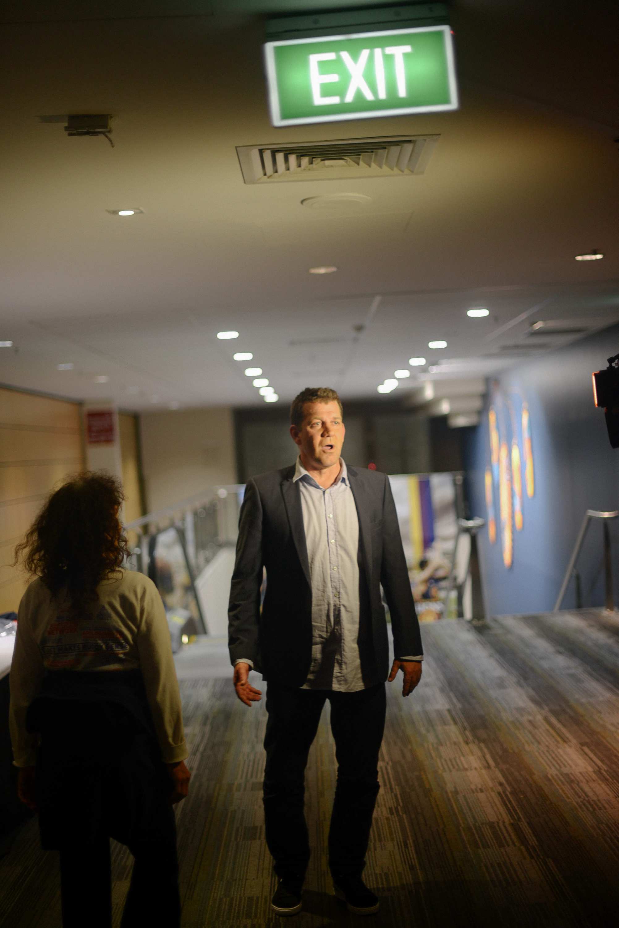 Former prime minister Kevin Rudd surrounded by ecstatic supporters on ...