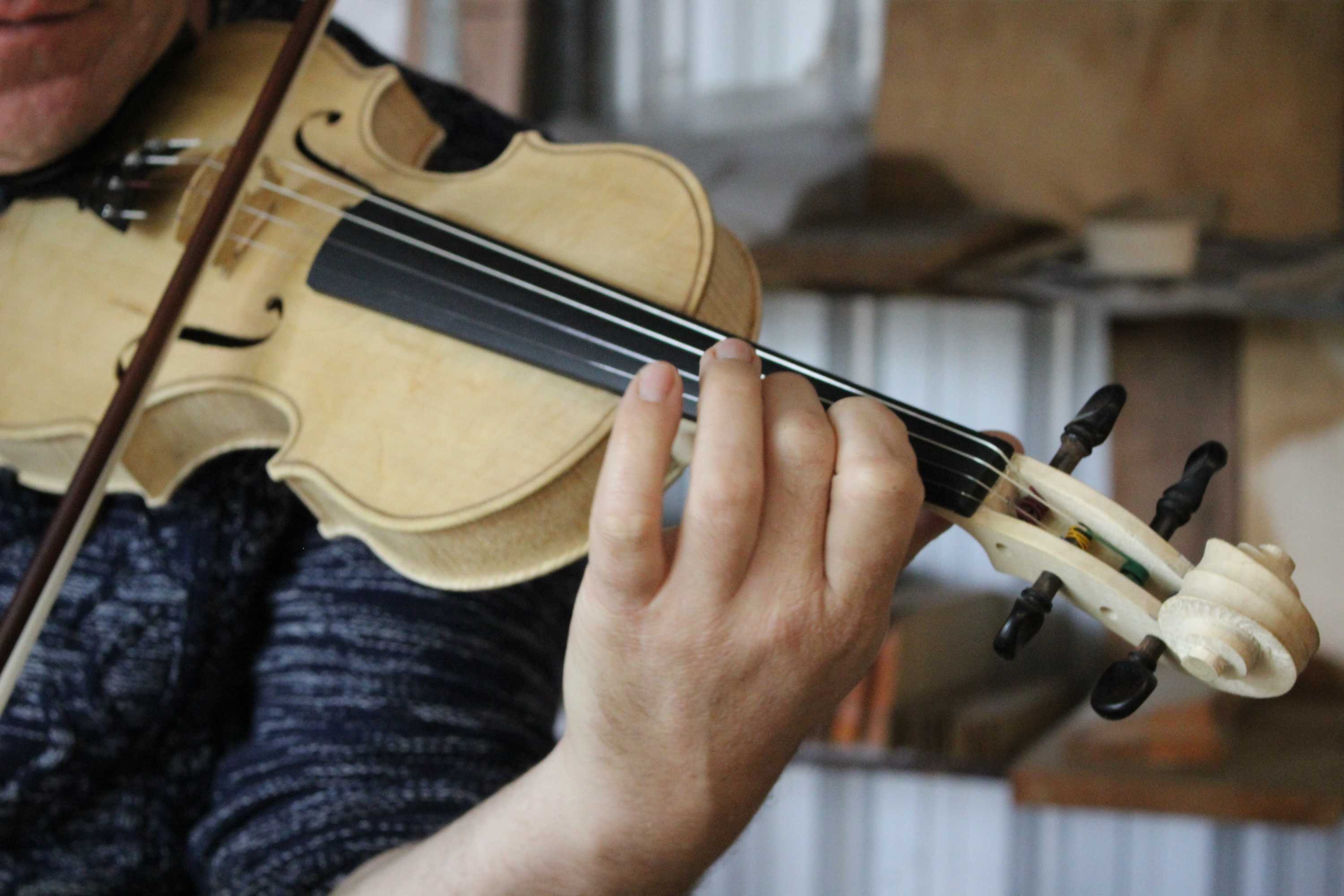 Listen as Rob Zielinski plays a traditional Irish folk tune on his ...