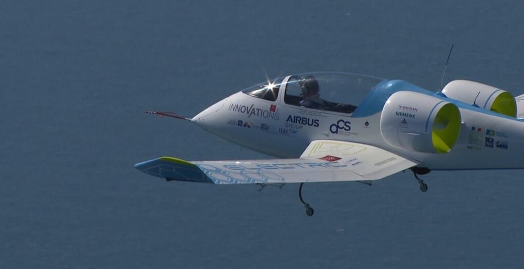 Airbus electric aircraft takes first flight across English Channel as ...