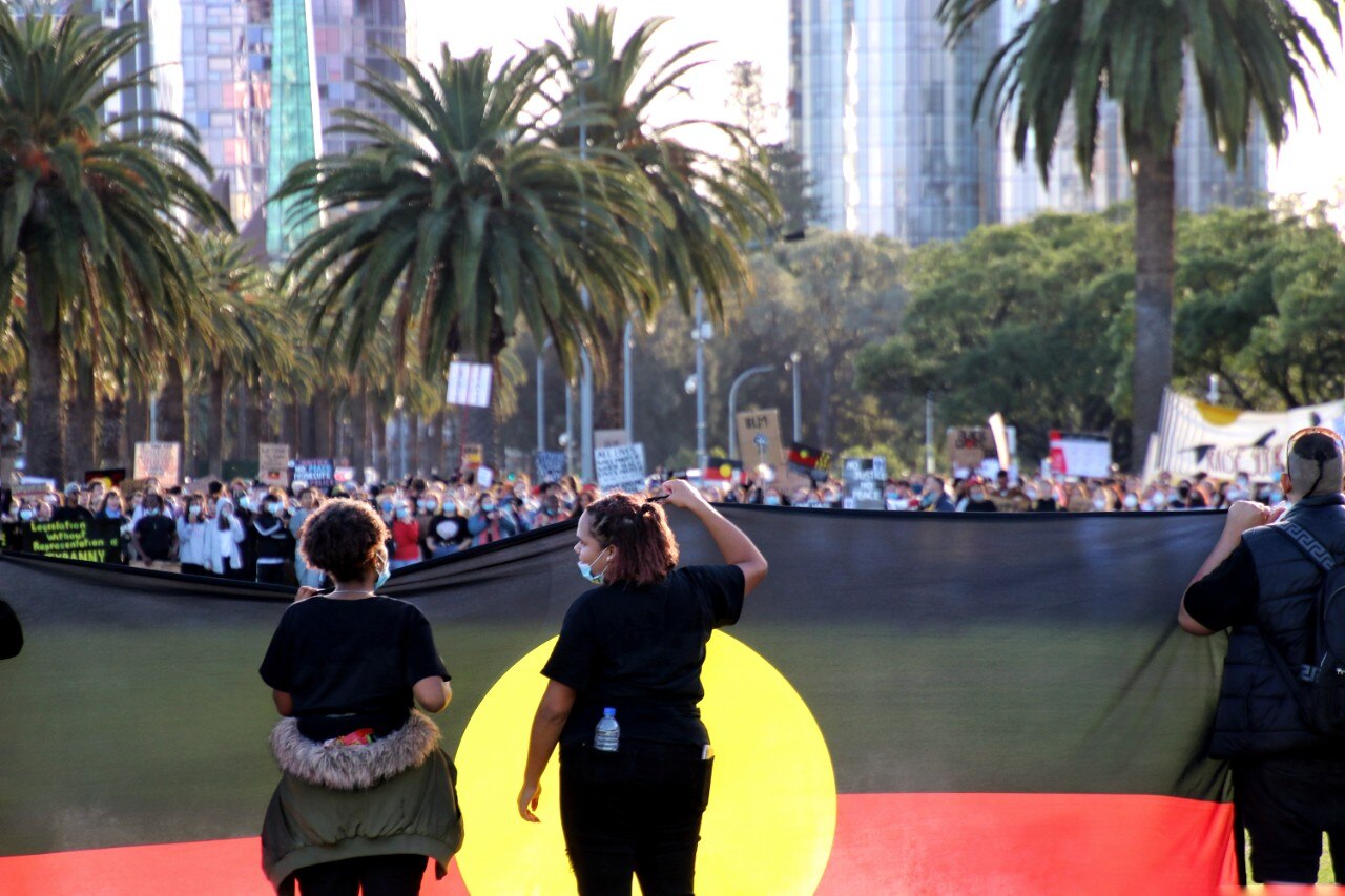 Perth's Black Lives Matter rally draws thousands to Langley Park ...