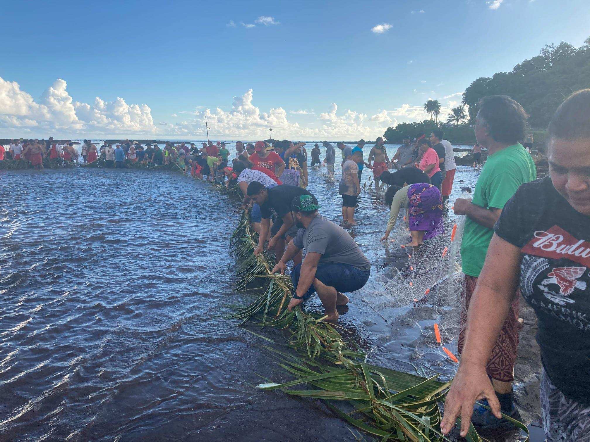 American Samoa villagers share thousands of fish in first atule harvest ...