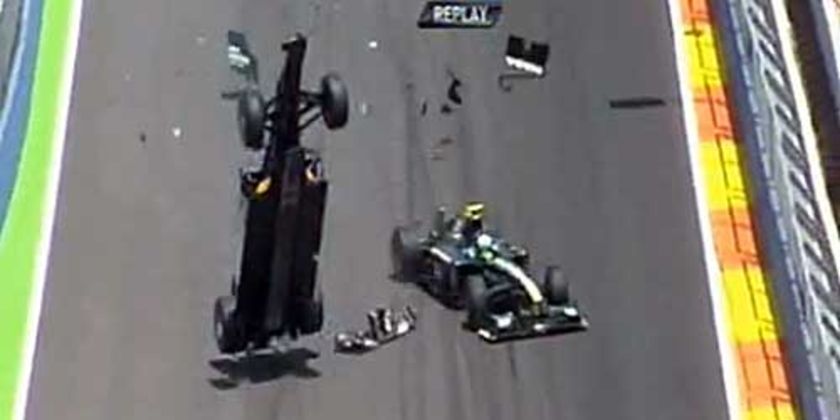 Webber snapped brake pedal in crash - ABC News