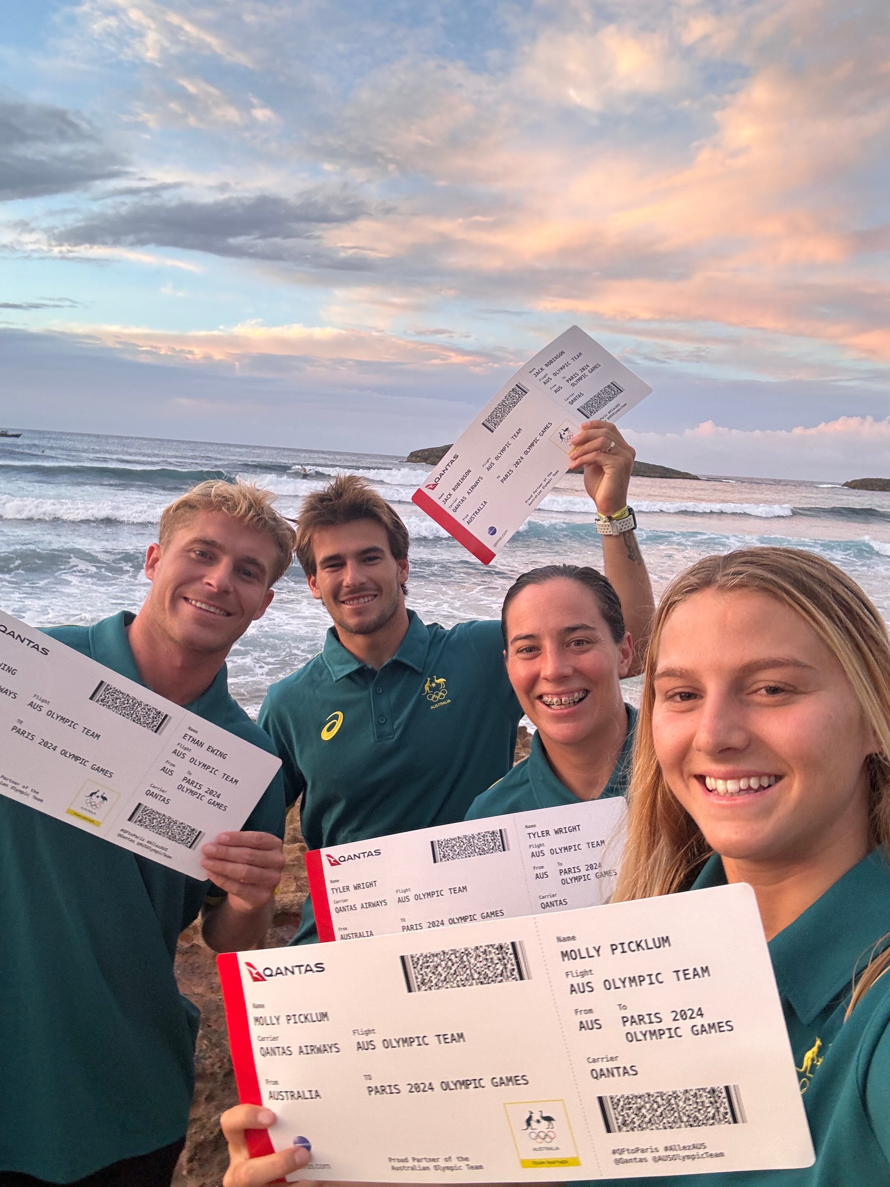 Australia's Paris Olympics team of four small-town surfers ready for big stage of Tahiti - ABC News