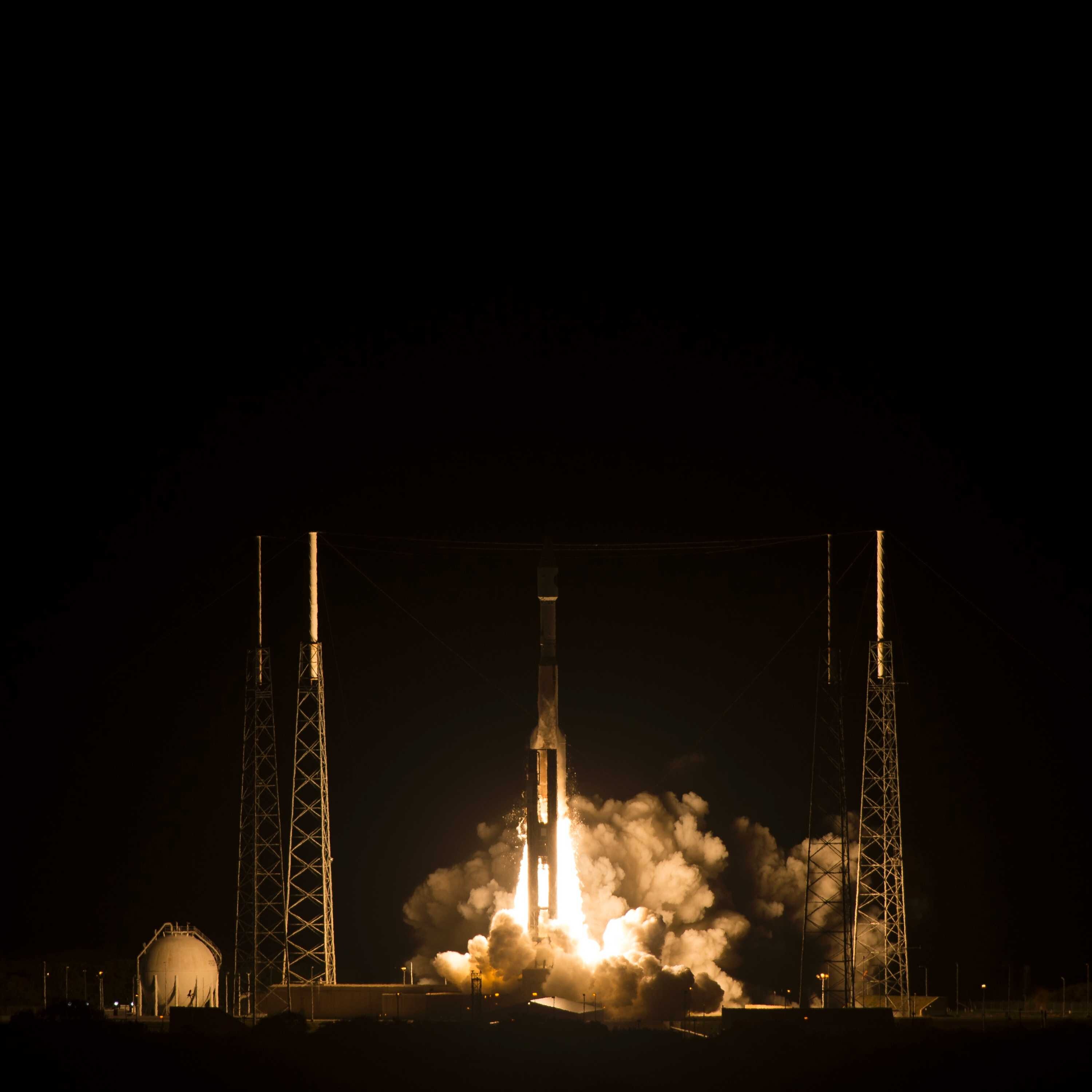 Rocket blasts off with four NASA probes to study magnetic fields around ...